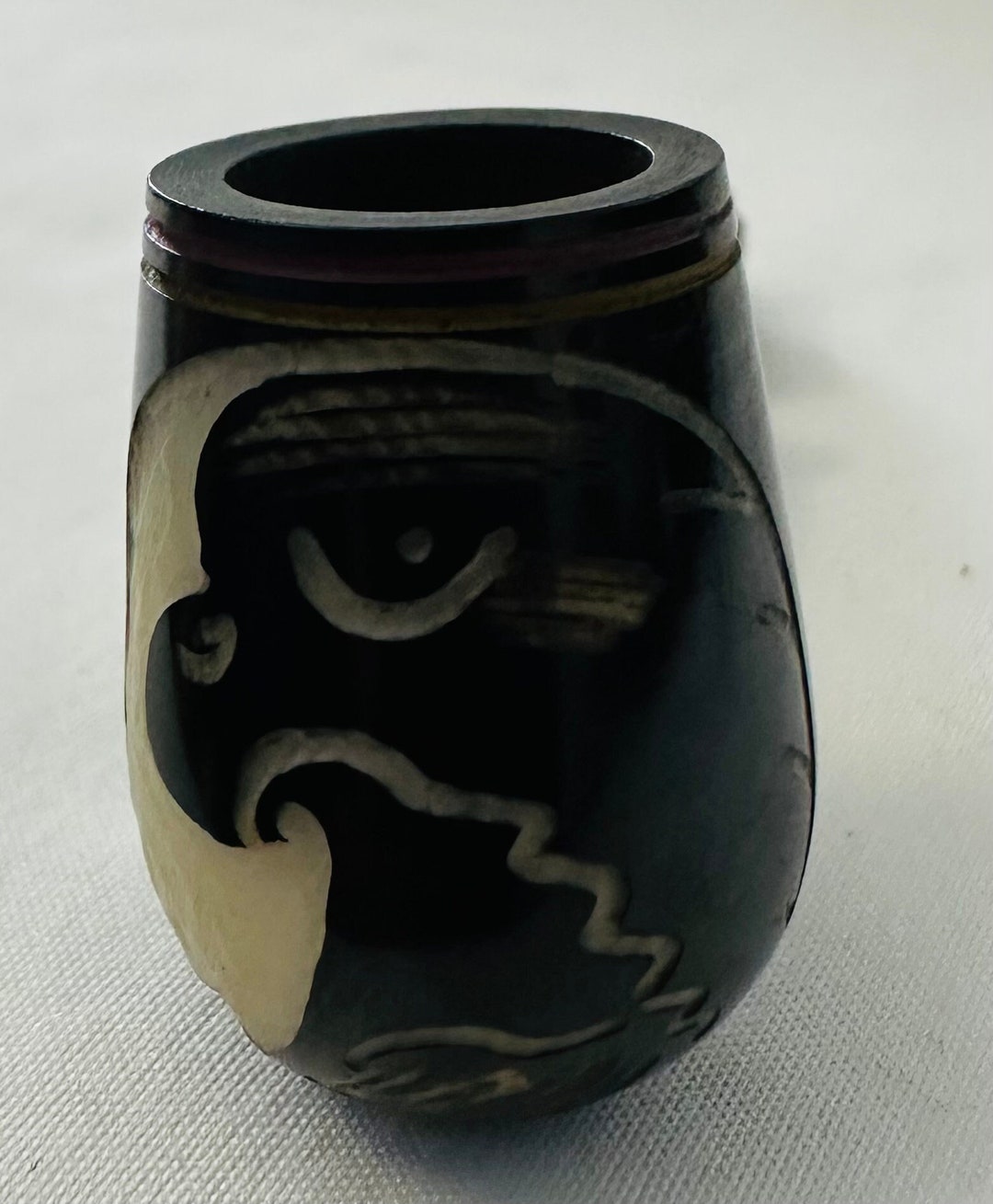 Smoking Pipe, Handmade Pipe, Tagua Nut and Chonta Pipe, Wooden Pipe ...