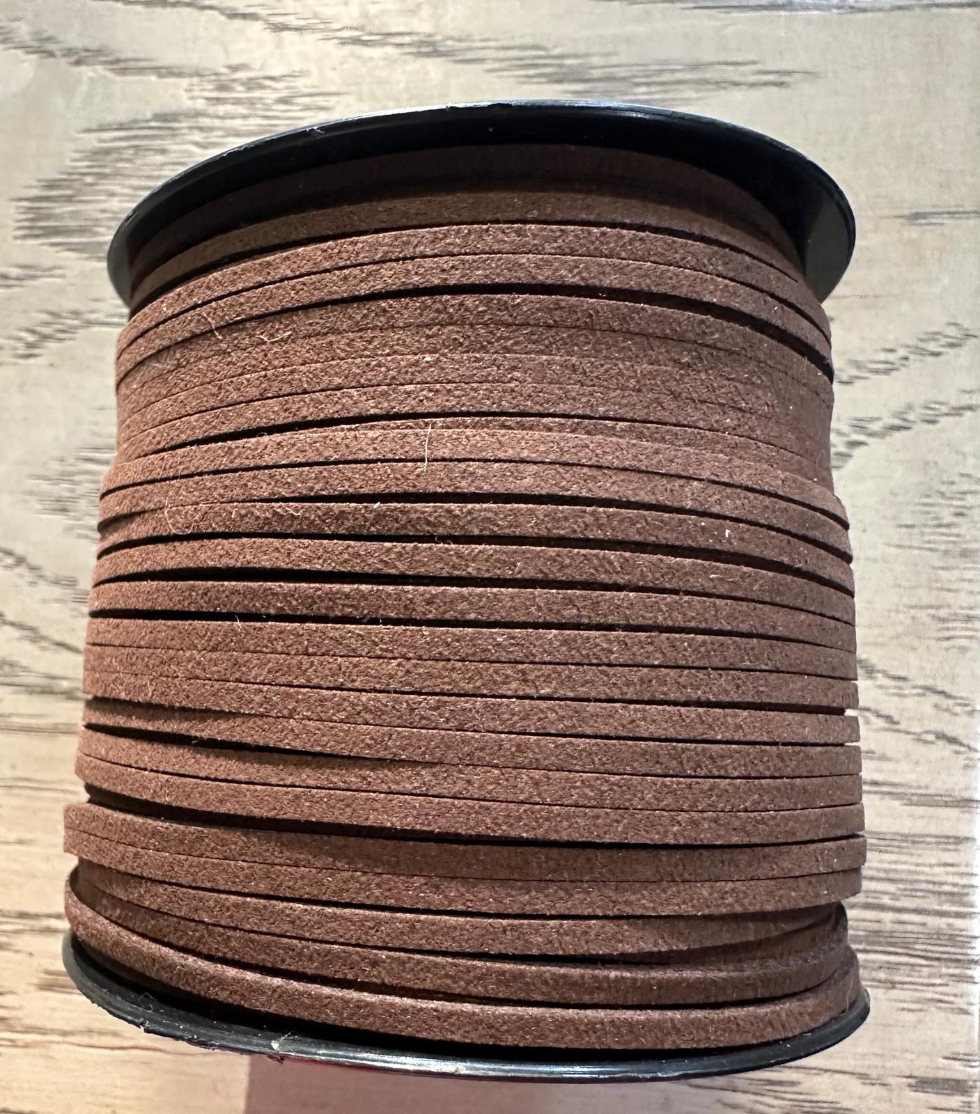 Flat Leather Cord 148 Yard Leather String Cord Jewelry Making Thin ...