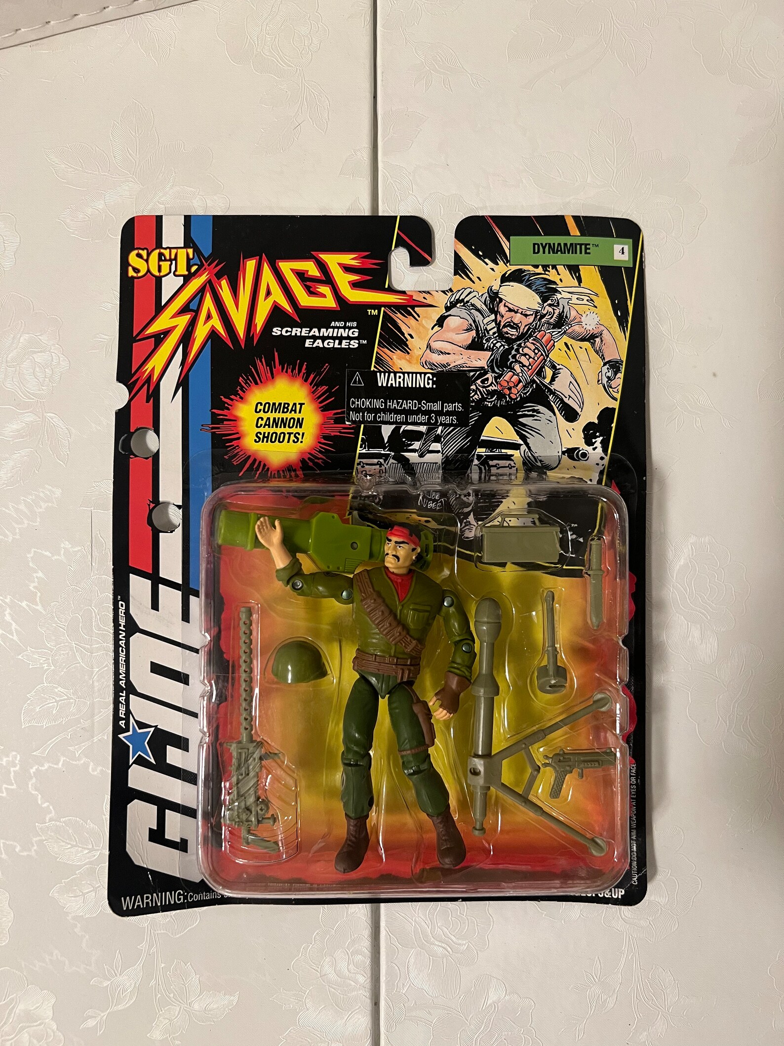 Vintage 1994 Hasbro GI Joe SGT Savage Dynamite Action Figure - Etsy