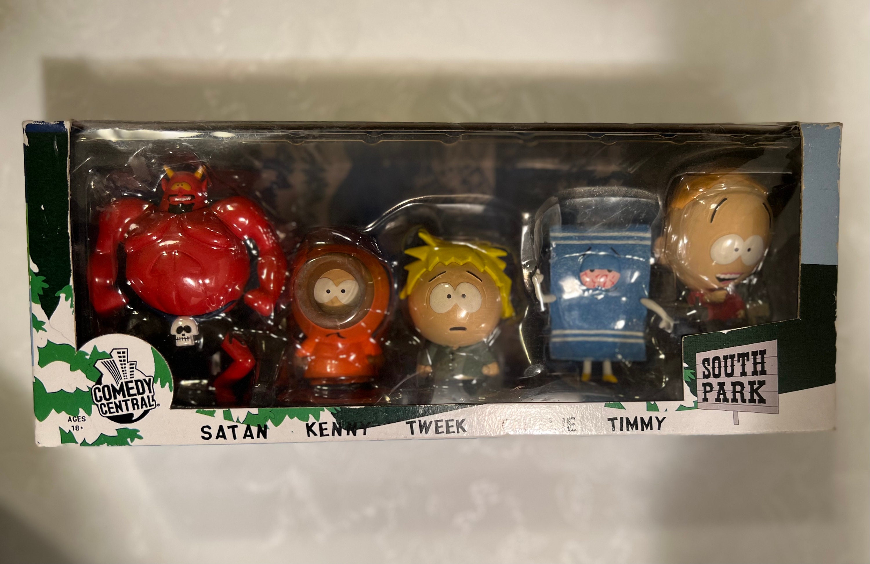 Comedy Central South Park Mini Pack 2 Mini Figures (satan, Kenny, Tweek ...