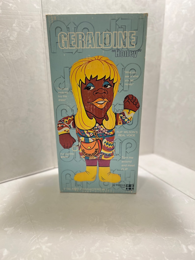 Vintage 1970 Flip Wilson Geraldine Pull-string Talking Doll non-working ...