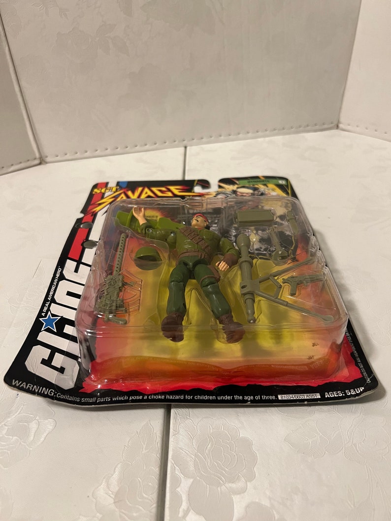 Vintage 1994 Hasbro GI Joe SGT Savage Dynamite Action Figure - Etsy