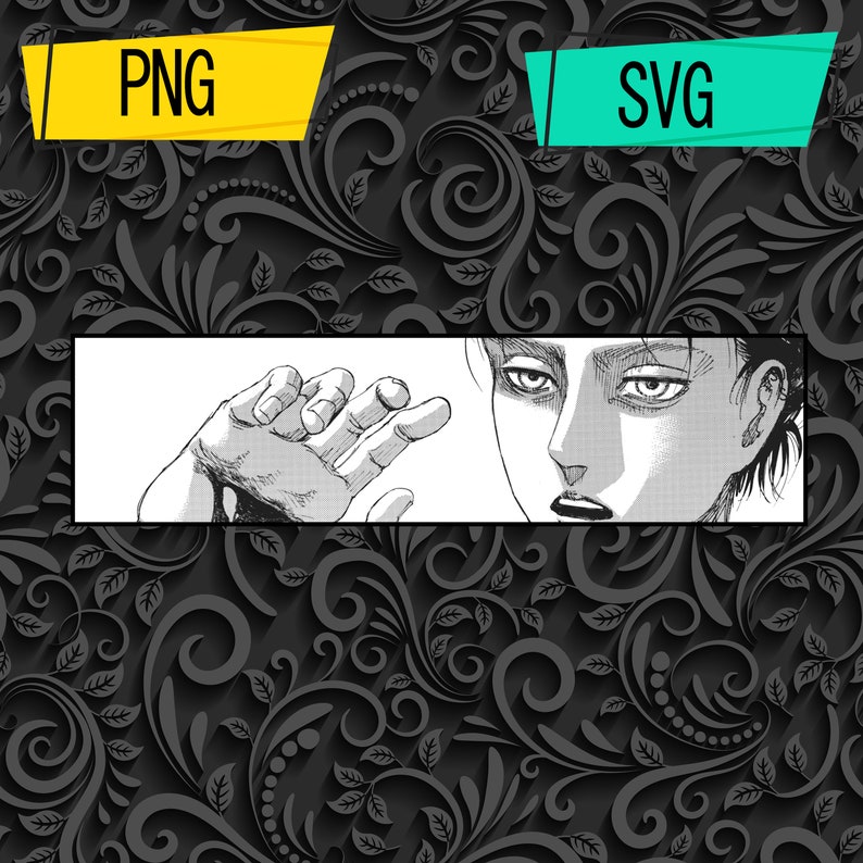 Eren Jaeger Svg Png Attack on Titan Svg Aot Svg Attack on | Etsy