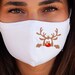 Christmas Reindeer. Face Mask Design. Machine Embroidery Design. - Etsy