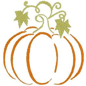 Pumpkin. Machine Embroidery Design. - Etsy