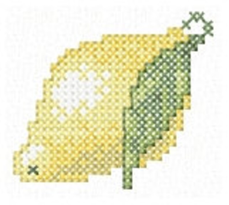 Lemon. Lemon Border. Cross Stitch. Machine Embroidery Design | Etsy