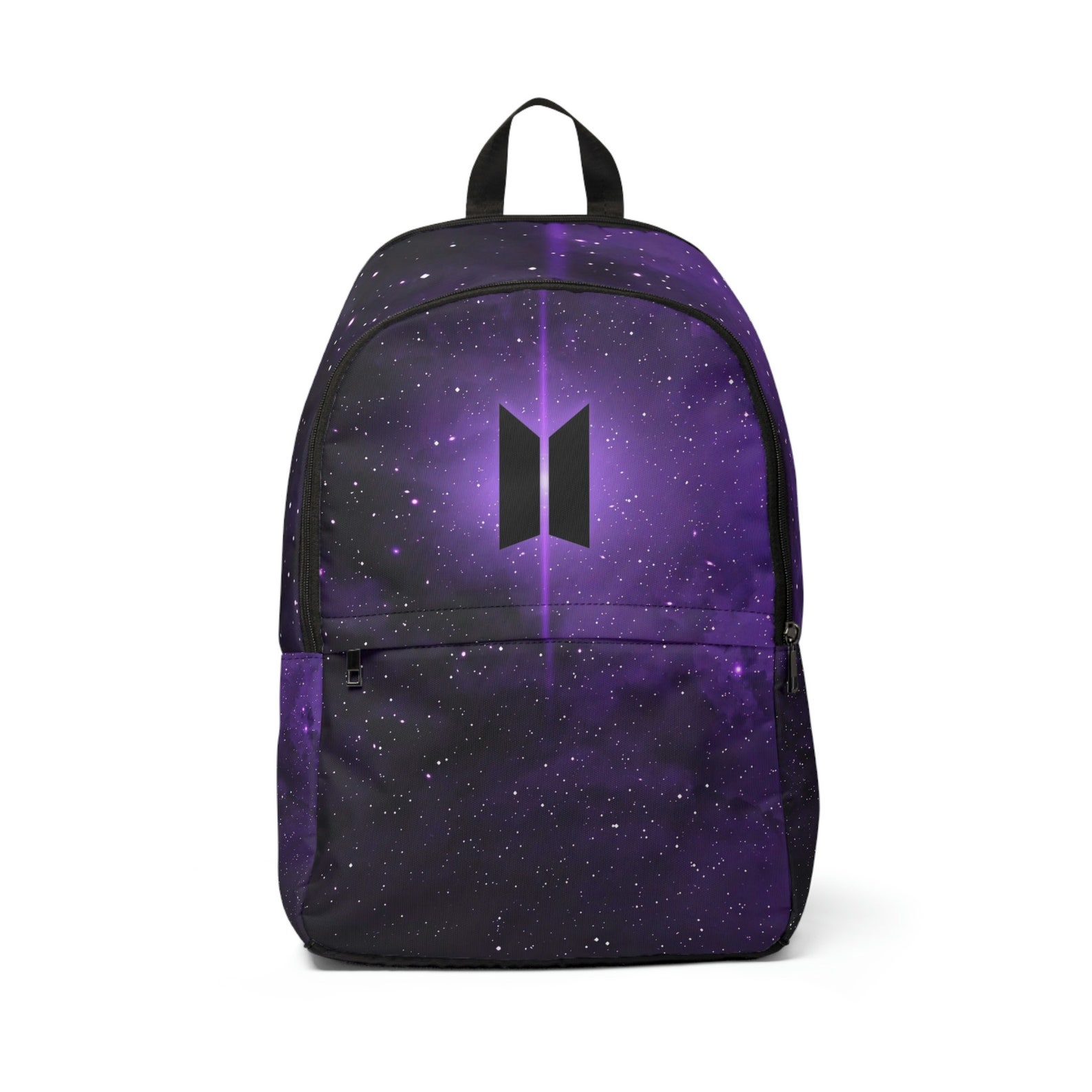 Purple Galaxy BTS Fabric Backpack Cute Stylish Trendy Unisex K-pop ...