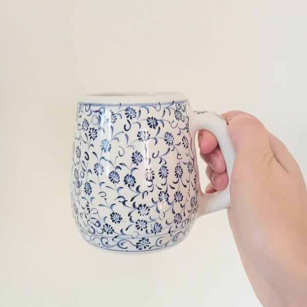 Blue Mugs - Etsy