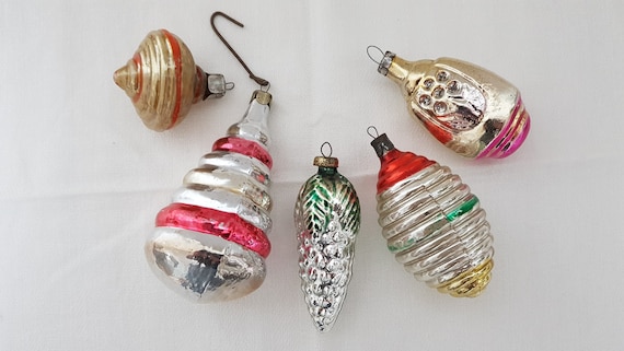 Soviet New Year Tree Decorations / Christmas Tree Toys / USSR - Etsy