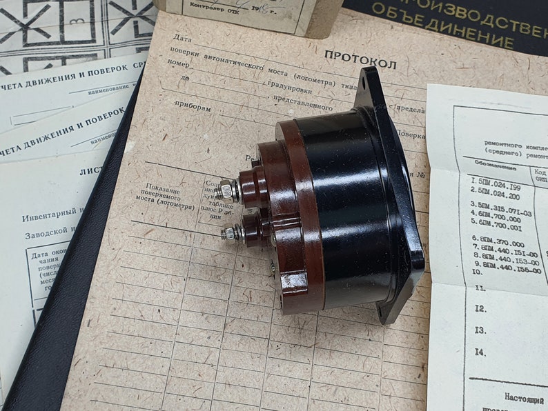 Vintage Ammeter Repair Kit / Soviet Gauge / Measuring Device ...