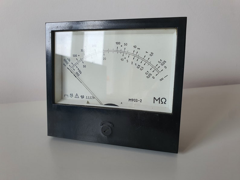 Vintage Analog Ohmmeter / Soviet Gauge / Measuring Device / Stock ...