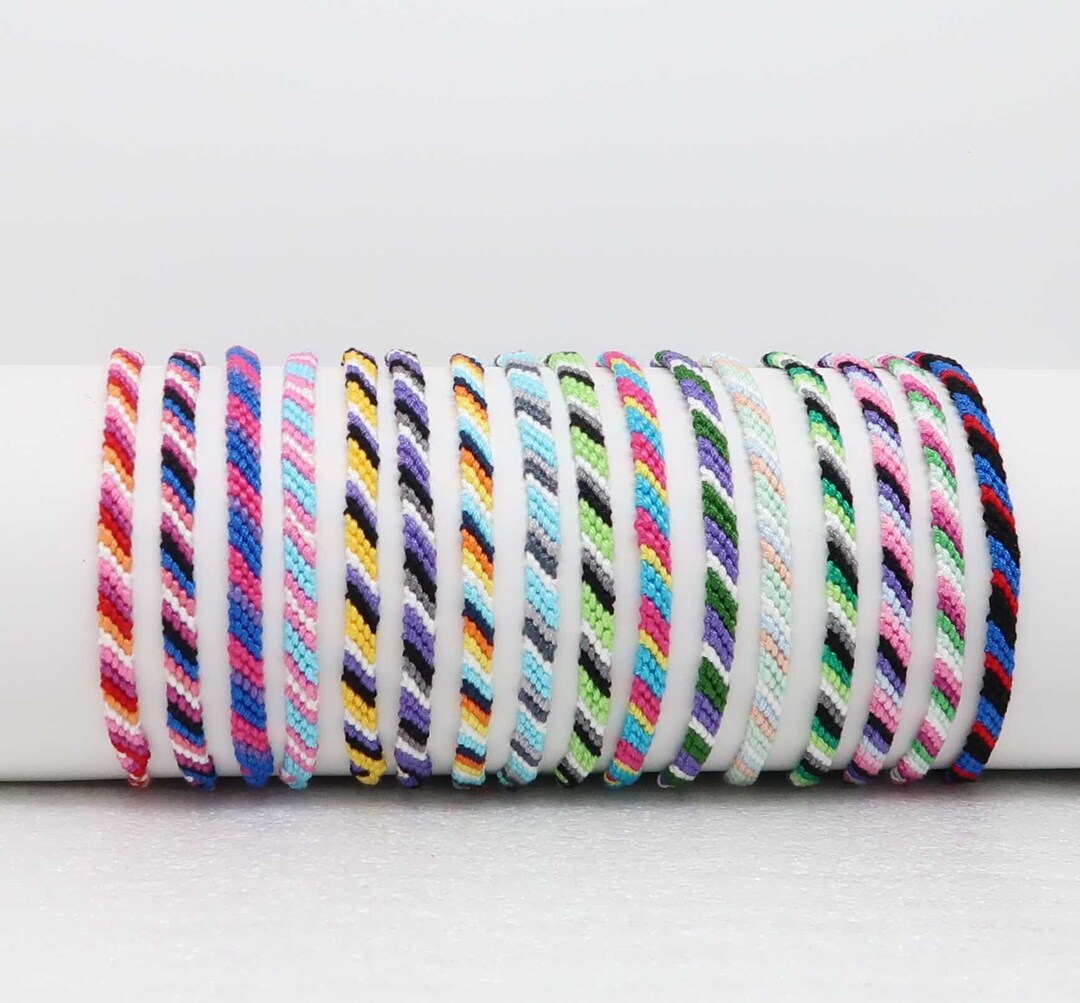 Brazilian Bracelet Inspired by Pride Flags, "very Thin" and Discreet - Etsy