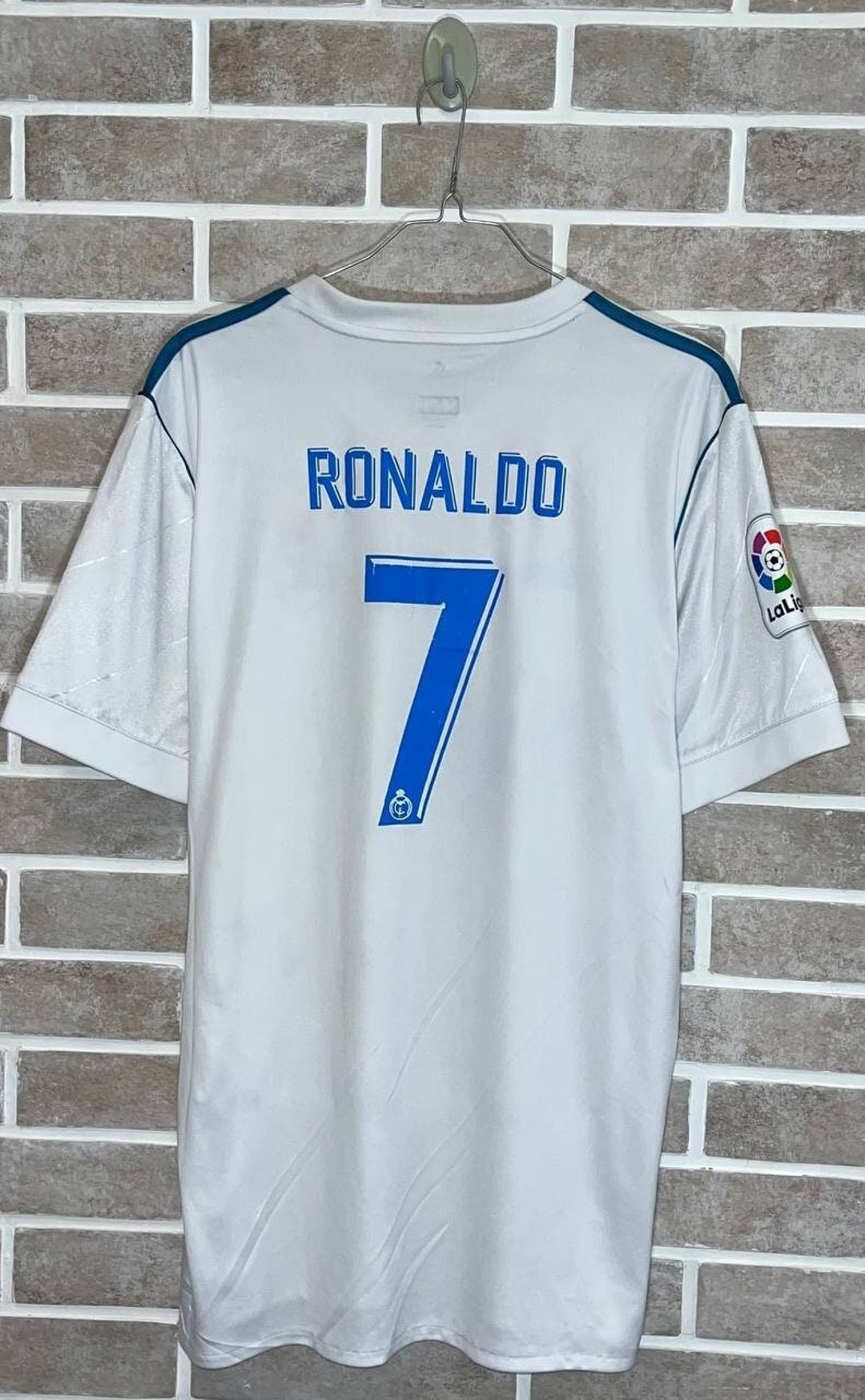 Adidas Cristano Ronaldo 7 Real Madrid Home Soccer Jersey 2017 - Etsy
