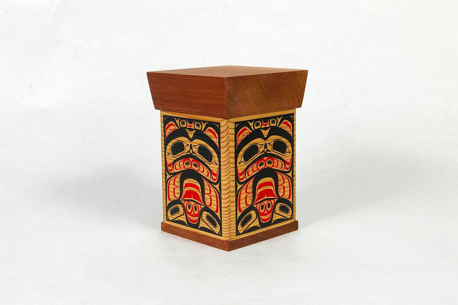 First Nations Native Genuine Bentwood Box Bear Design - Etsy