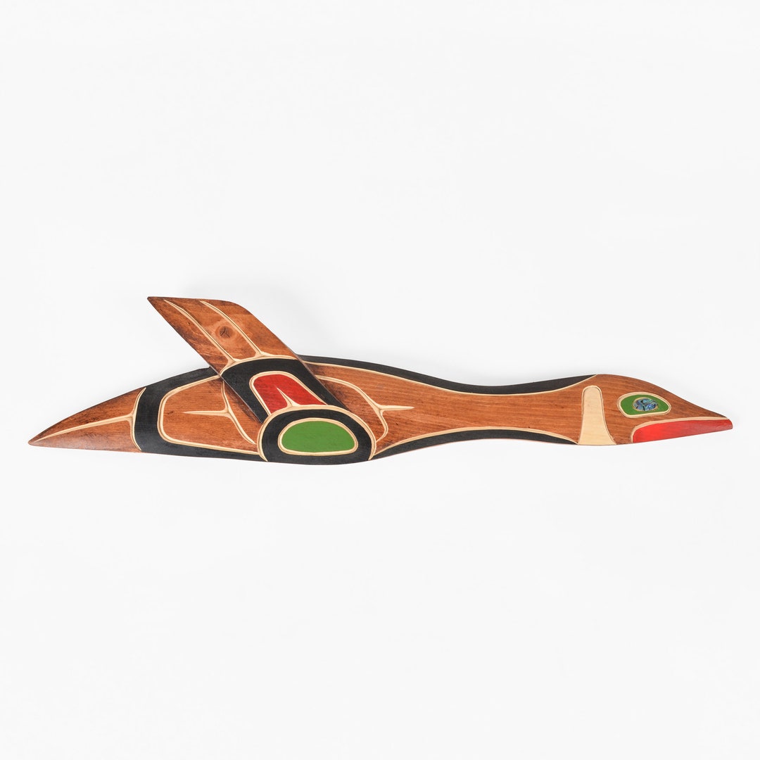 First Nations Cedar Wall Plaque Canada Goose Design - Etsy
