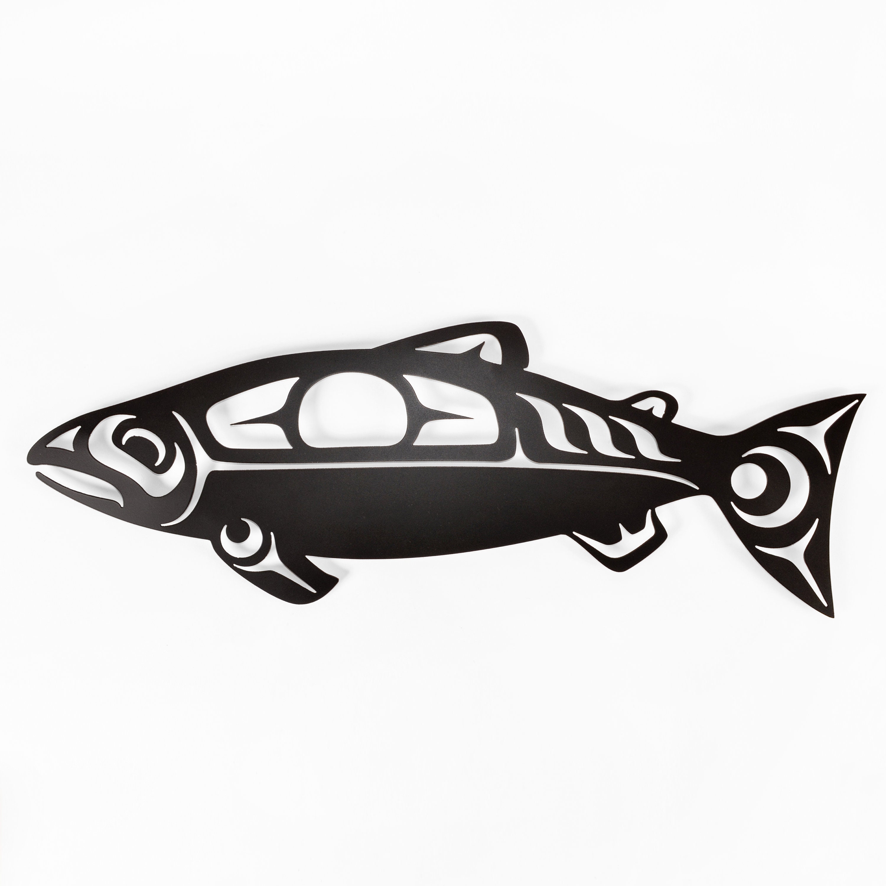 First Nations Native Steel Cut Salmon Three Sizes Wall Mounted - Etsy ...