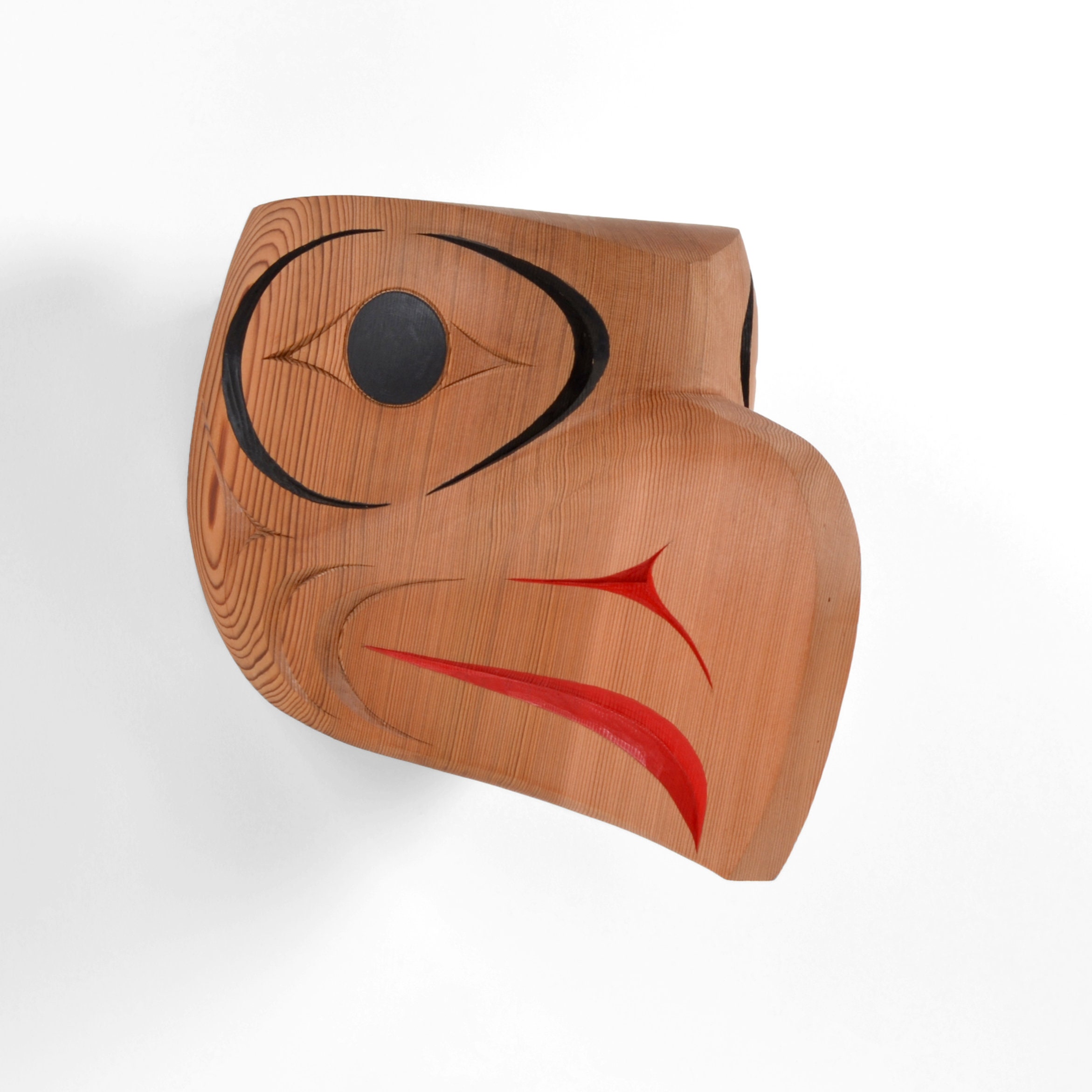 First Nations Eagle Mask Red Cedar Native Sculpture - Etsy