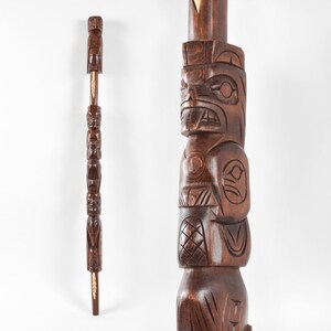 First Nations Four Figure Talking Stick Speaker Staff - Etsy