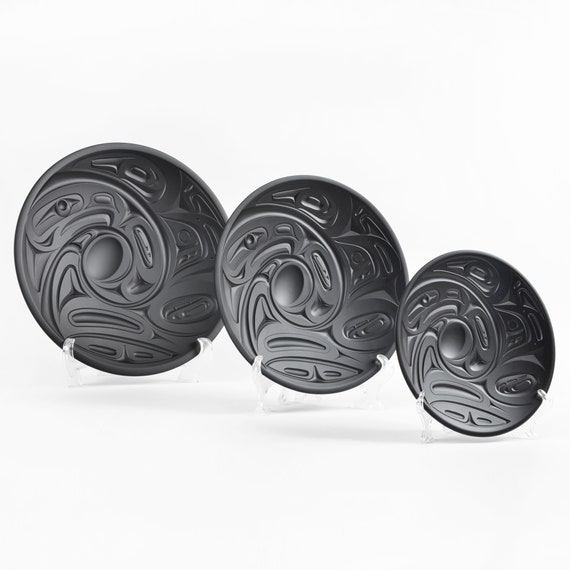 First Nations Corrine Hunt Recycled Glass Serving Tray Platter - Etsy ...