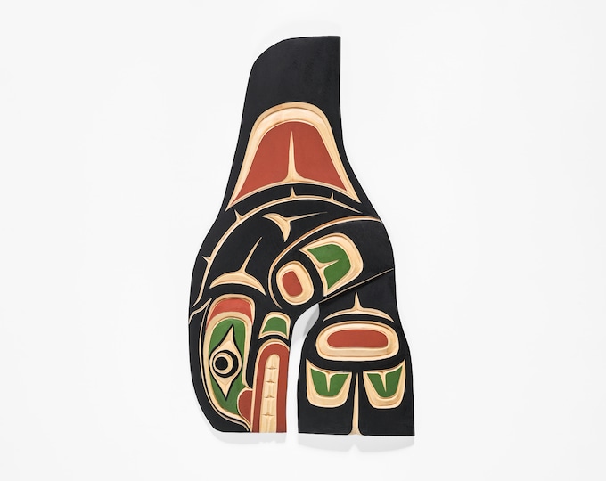 First Nations Native Orca Whale Cedar Wall Carving - Etsy