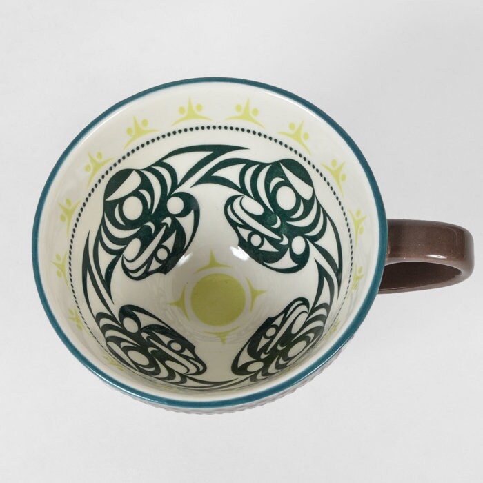 Set of Four First Nations Art Mugs Choose Your Colors - Etsy