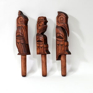 First Nations Native Talking Stick Yellow Cedar 12 Inch - Etsy