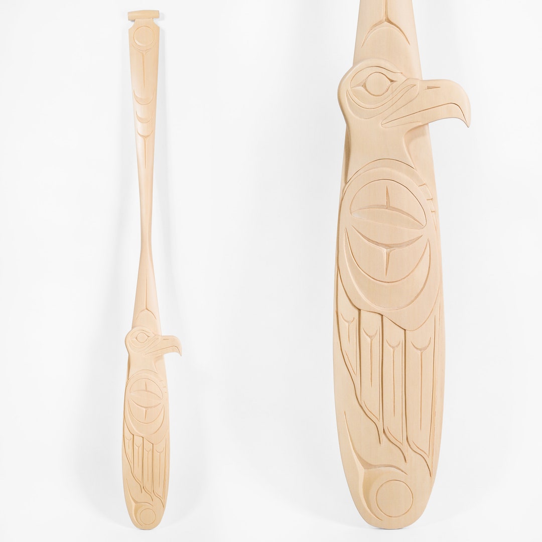 First Nations Paddle Five Feet Length 3D Eagle - Etsy