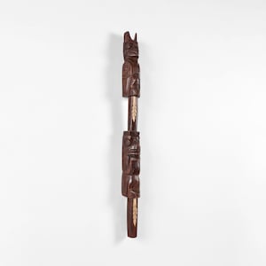 First Nations Two Figure Talking Stick Speaker Staff - Etsy