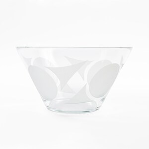 First Nations Native Etched Salad Bowl Abstract Salish Design - Etsy