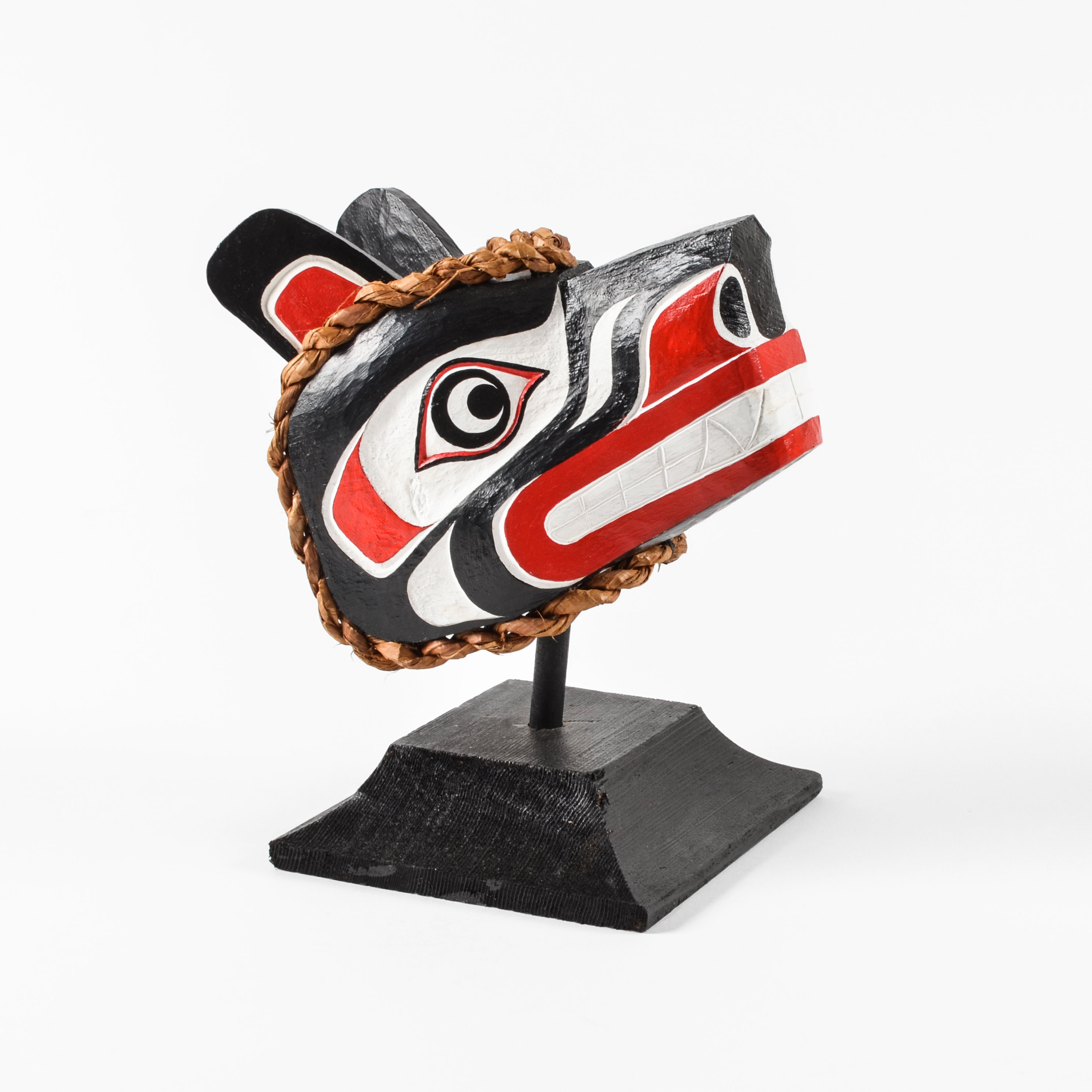 First Nations Native Wolf Red Cedar Maskette - Etsy