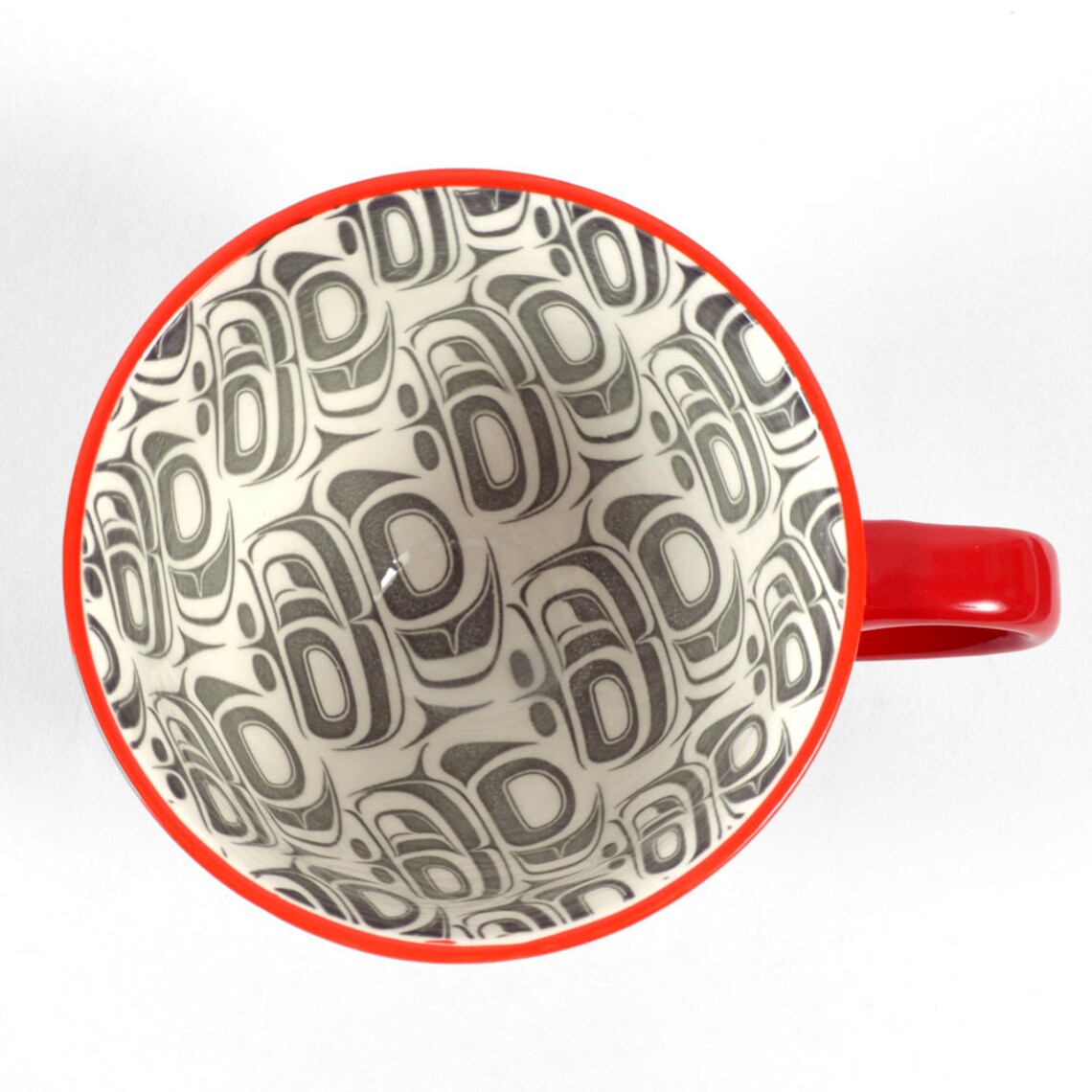 Set of Four First Nations Art Mugs Choose Your Colors - Etsy