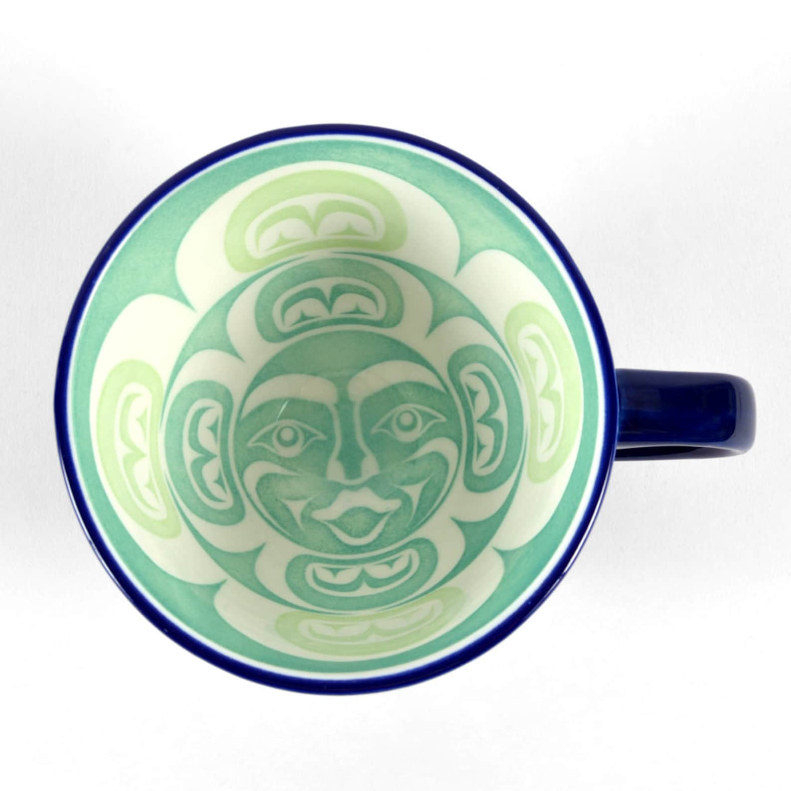 Set of Four First Nations Art Mugs Choose Your Colors - Etsy