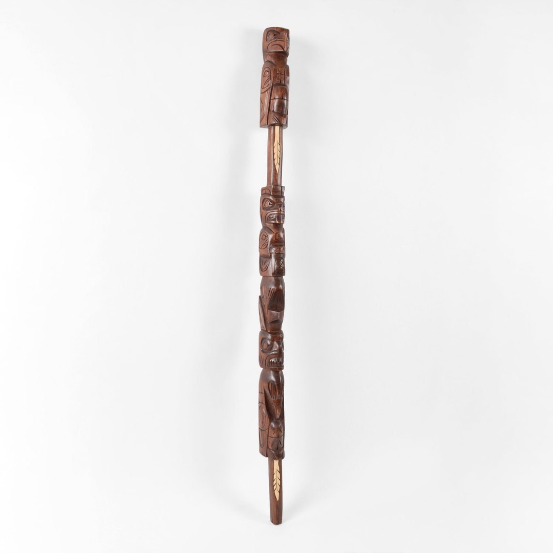 First Nations Four Figure Talking Stick Speaker Staff - Etsy