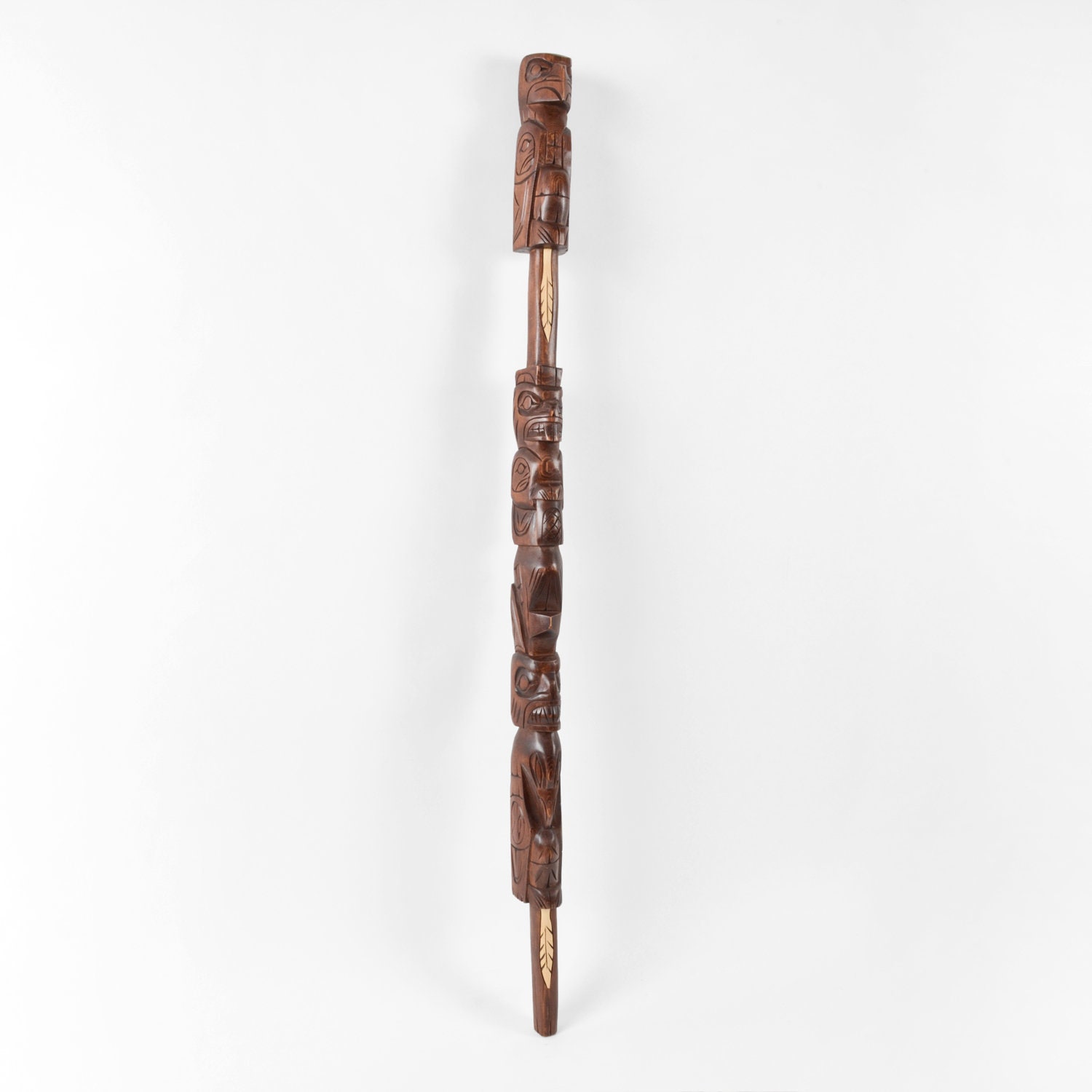 First Nations Four Figure Talking Stick Speaker Staff - Etsy