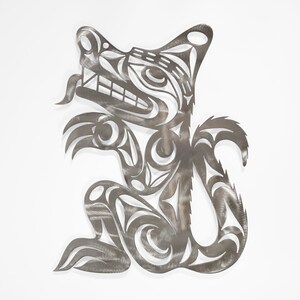 First Nations Native Steel Cut Wolf Wall Panel - Etsy Canada