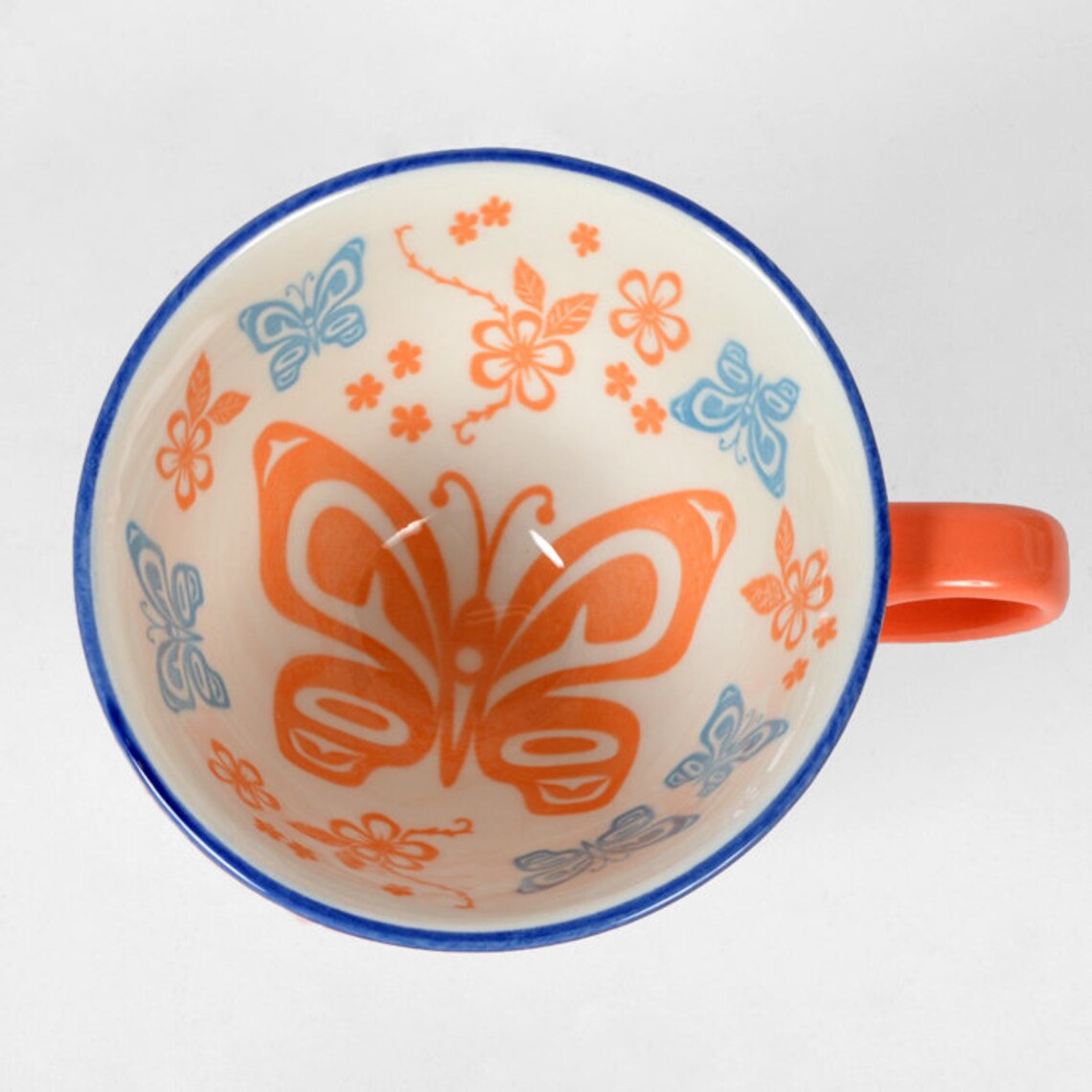 Set of Four First Nations Art Mugs Choose Your Colors - Etsy