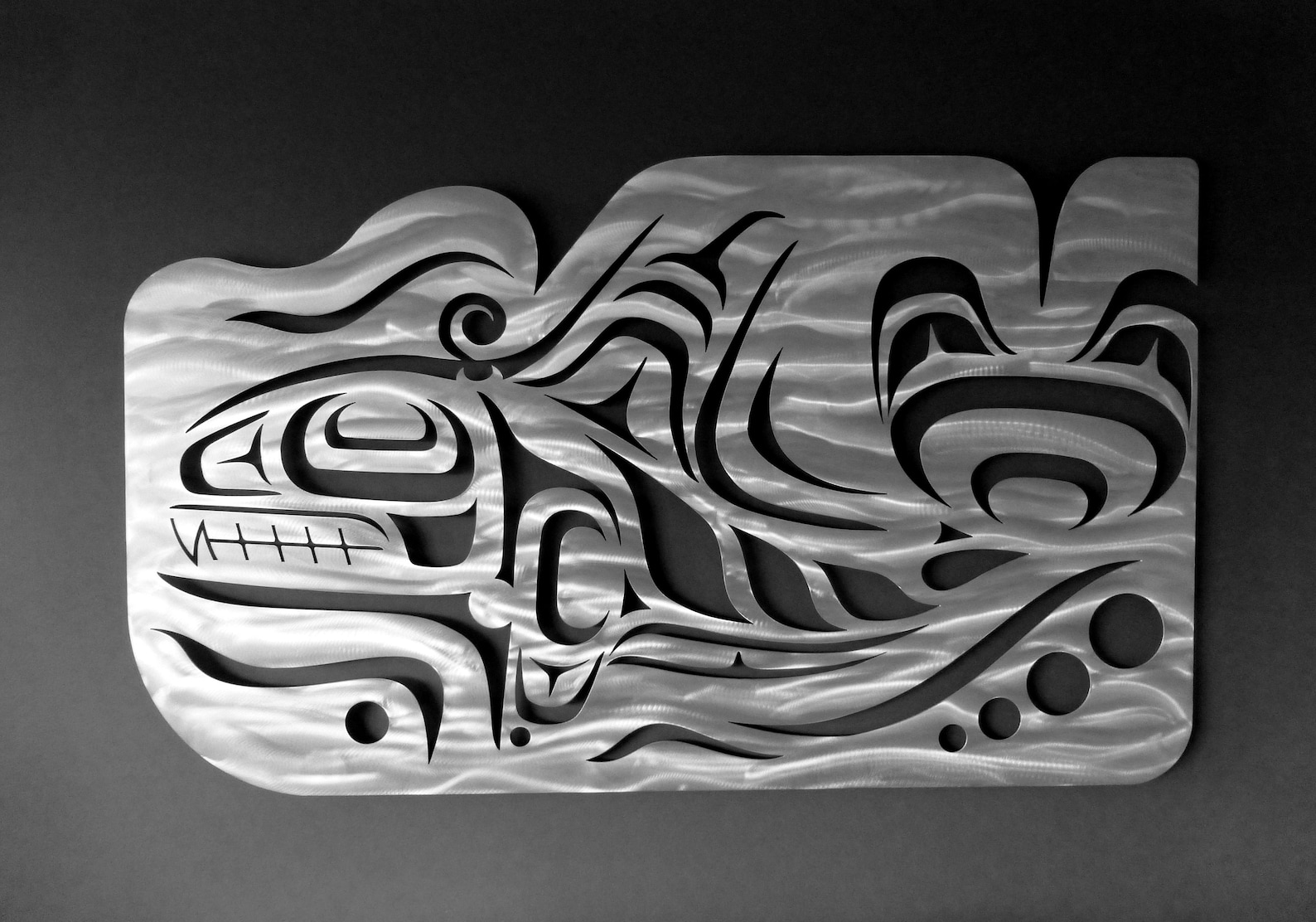 First Nations Native Steel Cut Swimming Orca Wall Panel - Etsy