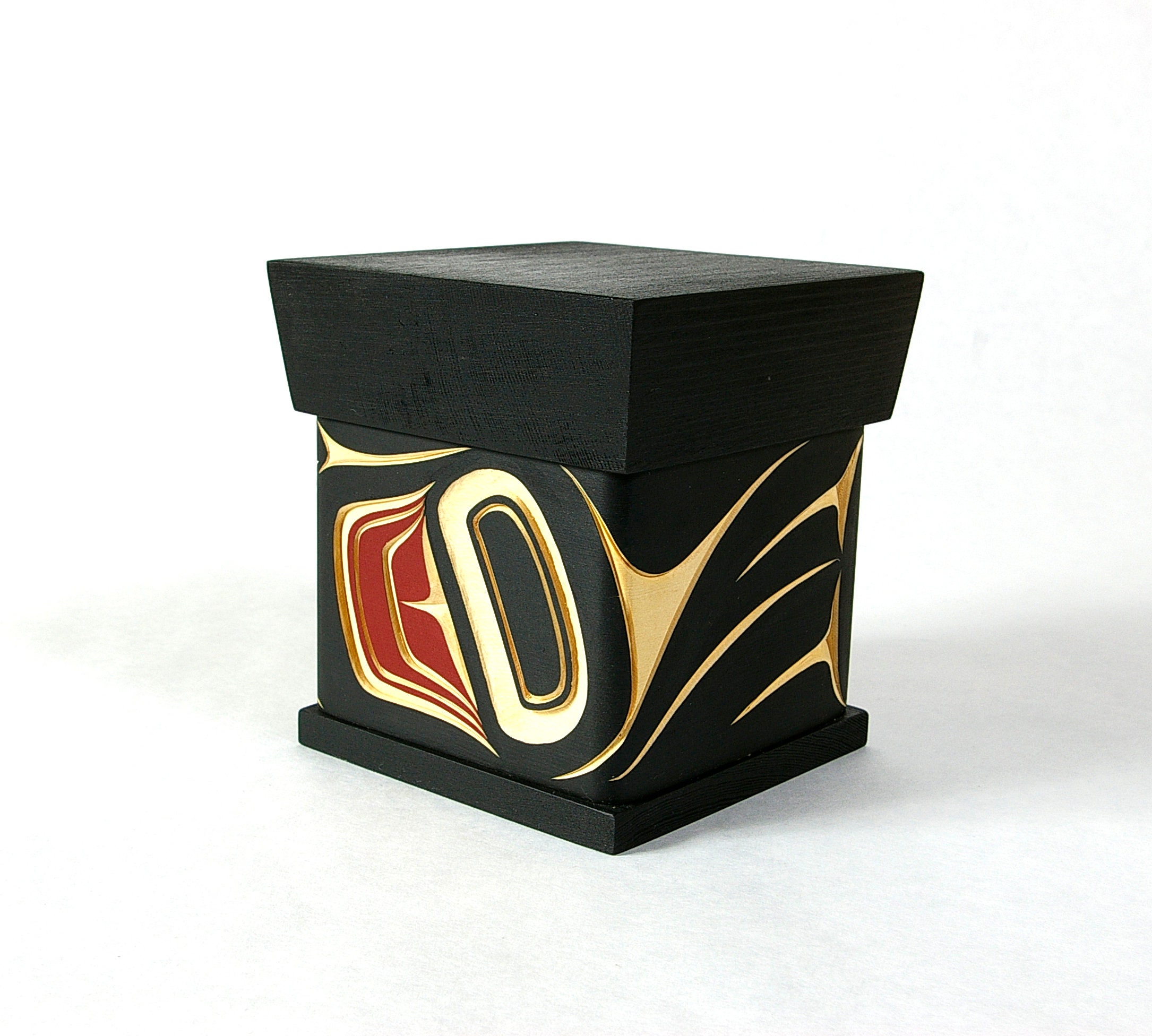 First Nations Native Genuine Bentwood Box Carved Raven Design - Etsy