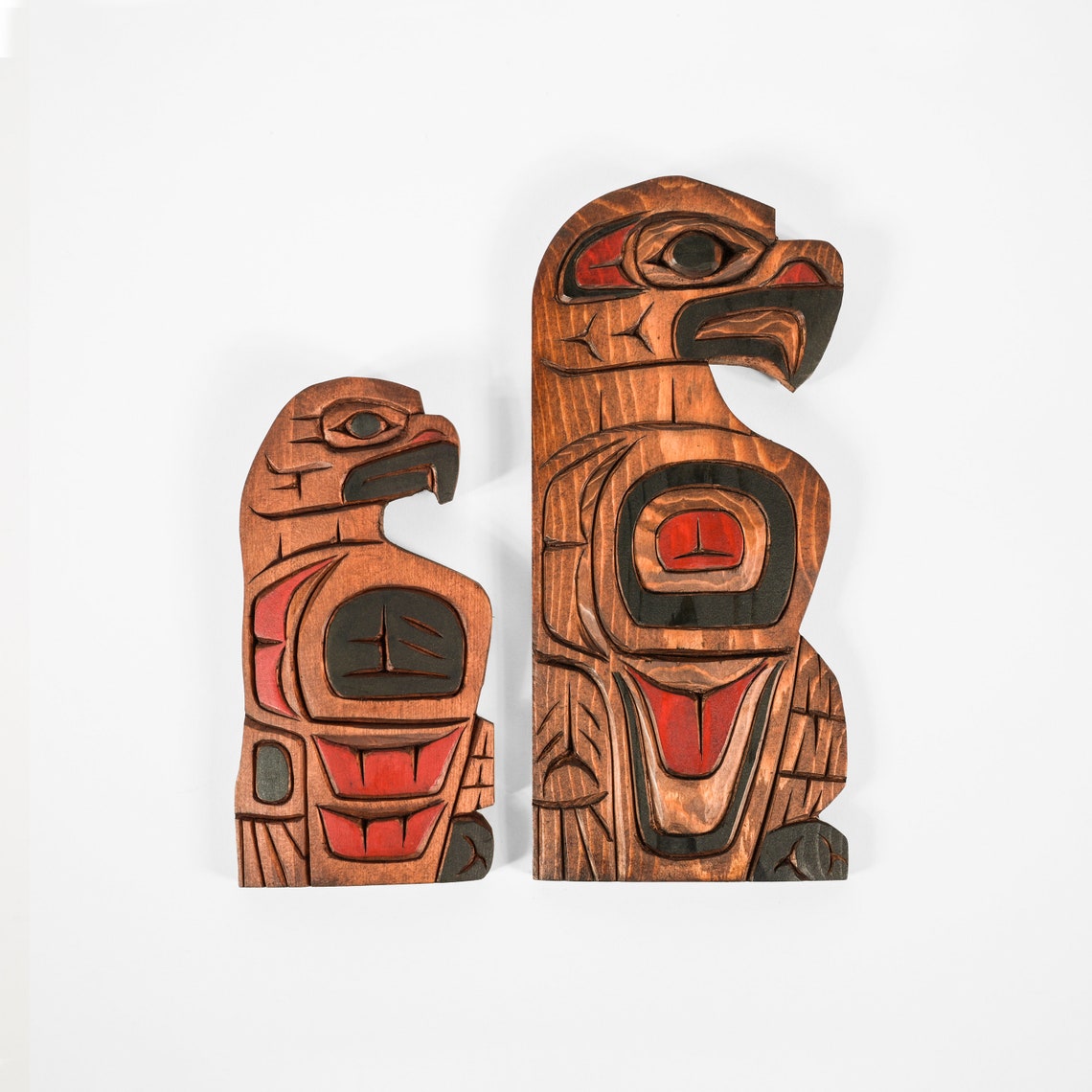 First Nations Hand Carved Small Native Wall Carving Four Designs - Etsy