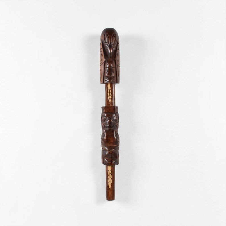 First Nations Two Figure Talking Stick Speaker Staff - Etsy