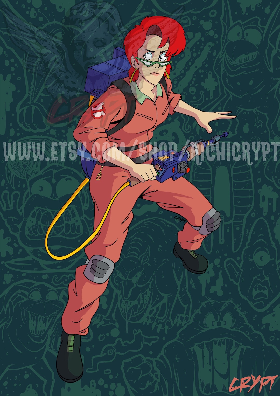 The Real Ghostbusters Janine Melnitz Buster Pinup Print - Etsy The Real Ghostbusters Janine Melnitz Buster Pinup Print - Etsy