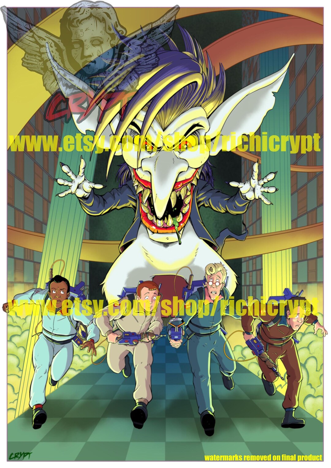The Real Ghostbusters Boogeyman Print - Etsy