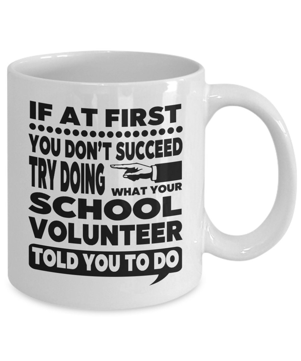 School Volunteer, School Volunteer Mug, School Volunteer Appreciation ...
