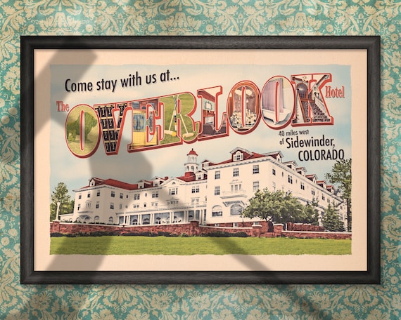 8x12 Overlook Hotel Postcard Art Print Stephen King THE - Etsy