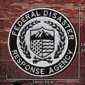 The Last of Us FEDRA Logo Patch - Embroidered TLOU Part II Federal Disaster Response Agency PS4 ...