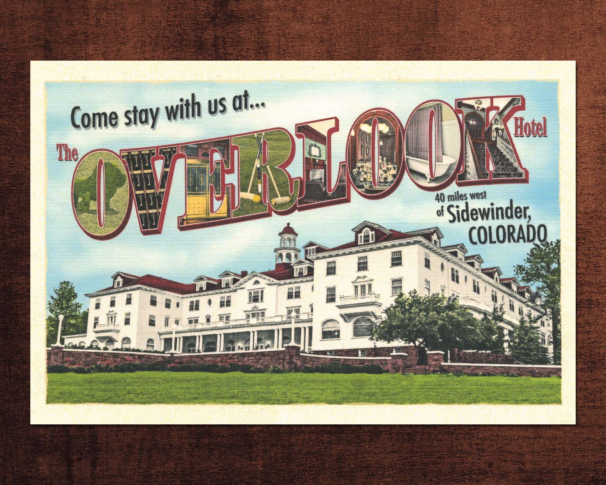 The Overlook Hotel Postcard Stephen King THE SHINING Doctor - Etsy
