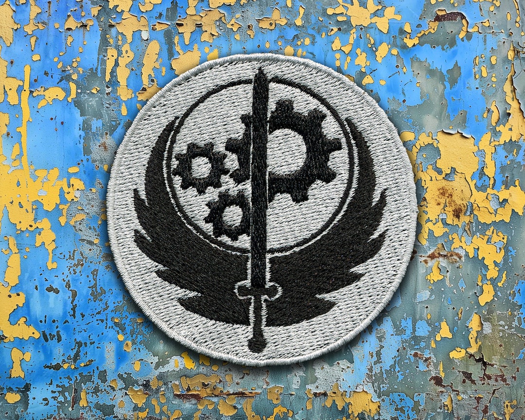 FALLOUT Brotherhood of Steel Logo Patch - Embroidered PS5 Playstation ...