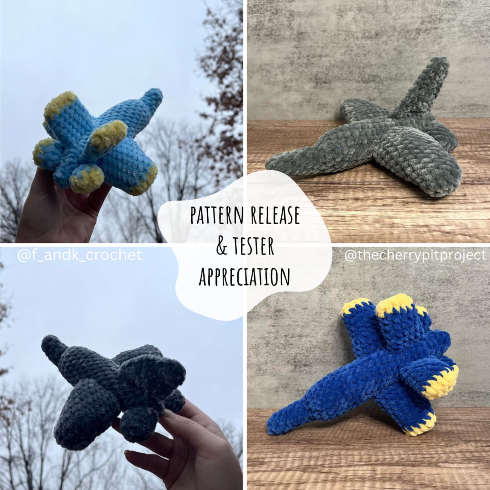 F-16 Fighting Falcon Crochet Pattern (PDF Pattern) - Etsy