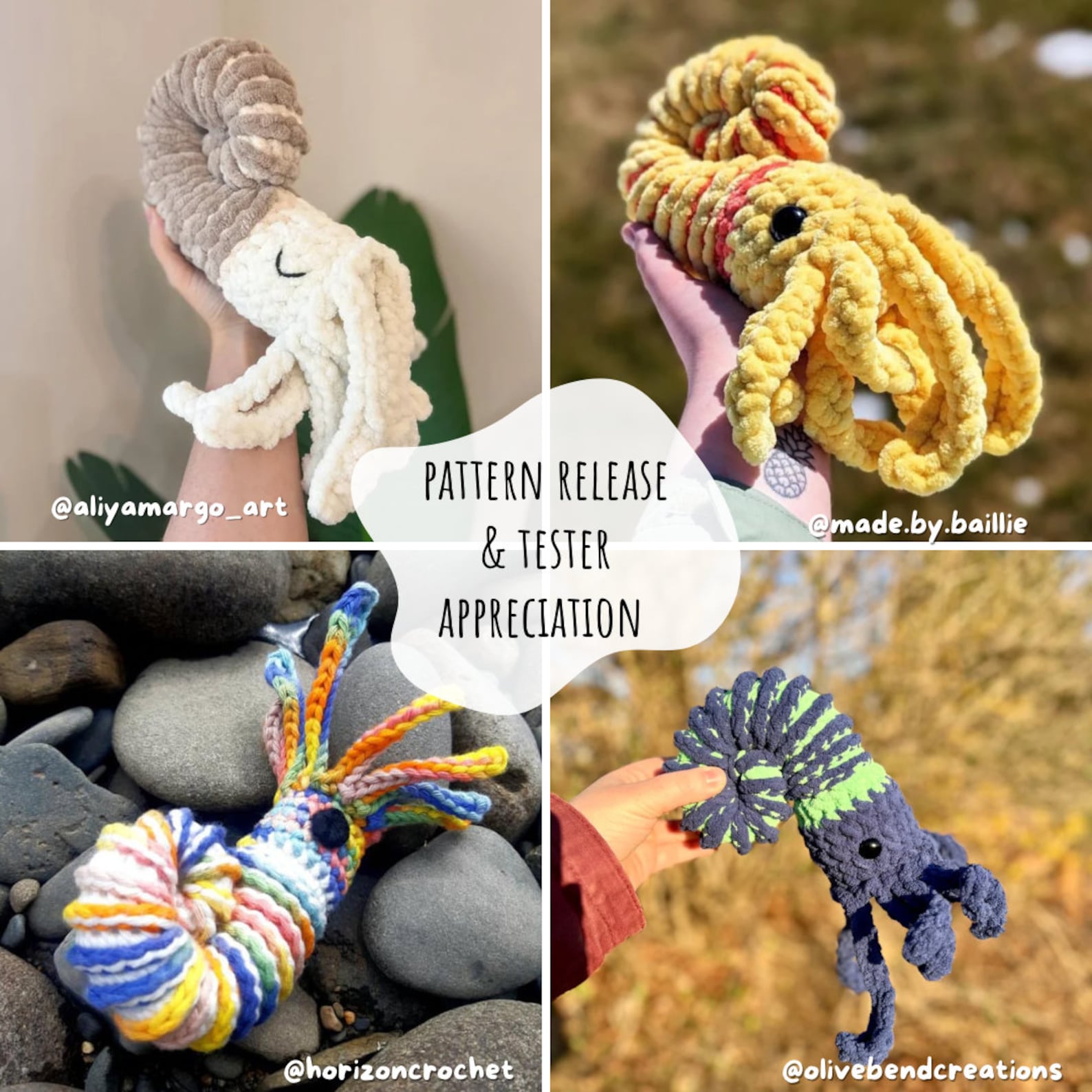 Low Sew Crochet Ammonite Pattern: Amigurumi Plush (PDF Pattern) - Etsy