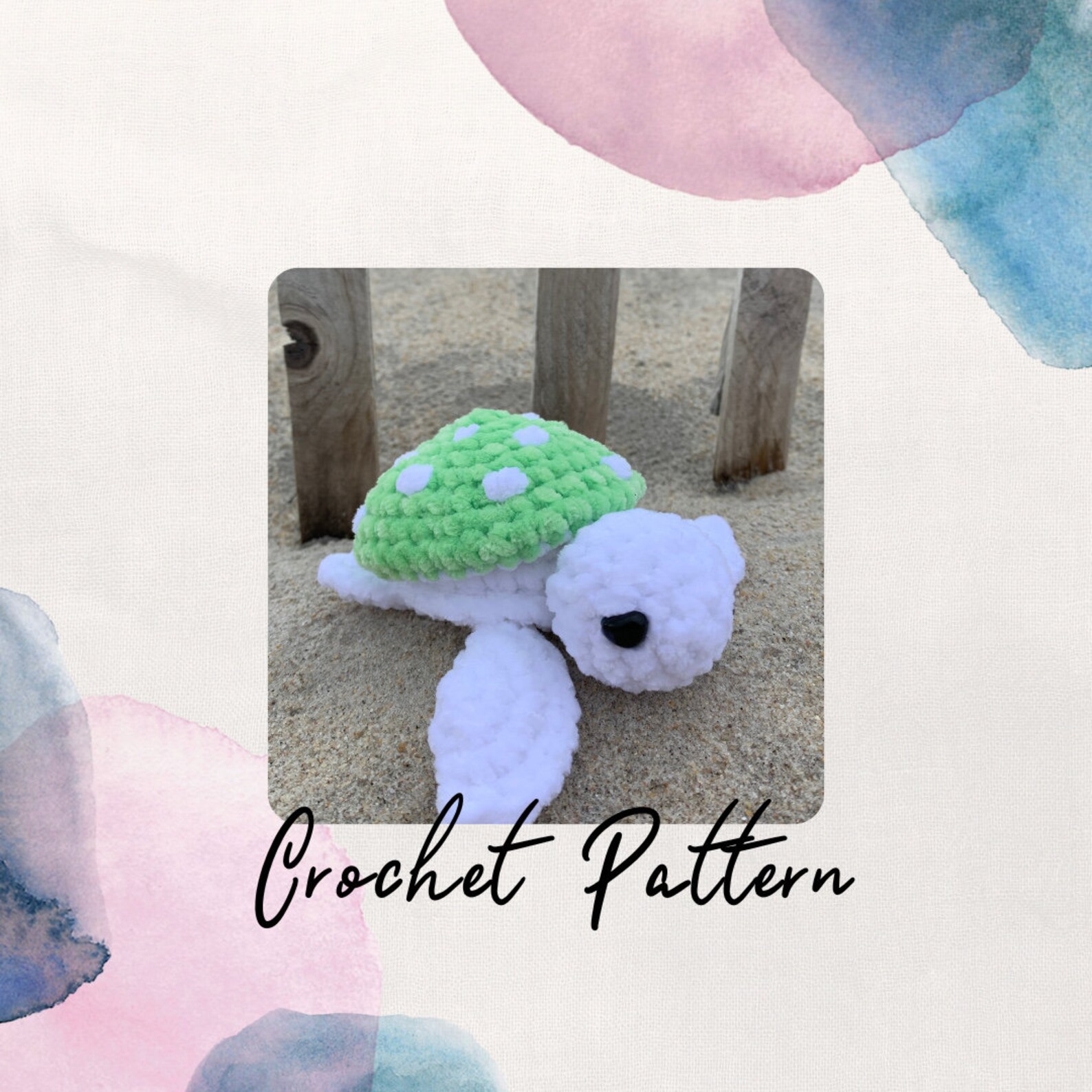 Crochet Pattern Myrtle the Turtle Turtle Crochet Pattern - Etsy